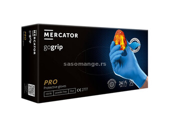 Mercator medical jednokratne rukavice mercator gogrip pro plave bez pudera veličina l ( rp3003000l )