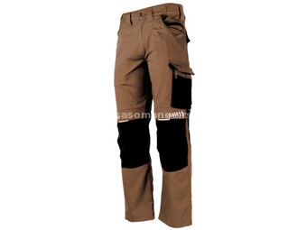 Lacuna radne pantalone pacific flex smeđe veličina 60 ( 8pacipb60 )