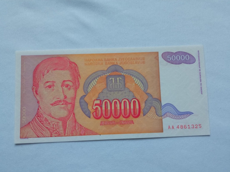 Jugoslavija 50.000 dinara,1994 god.UNC,AA