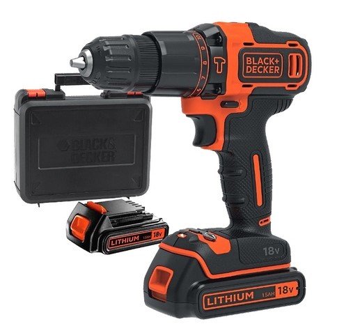 Bušilica akumulatorska BDCHD18KB-QW 2x1.5Ah Black Decker(4954)
[BDCHD18KB-QW]