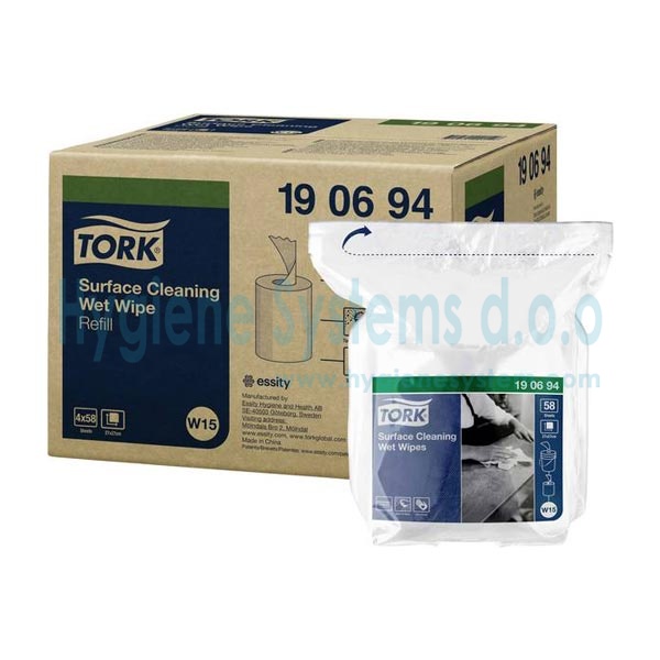 Tork Premium vlažne maramice, refil