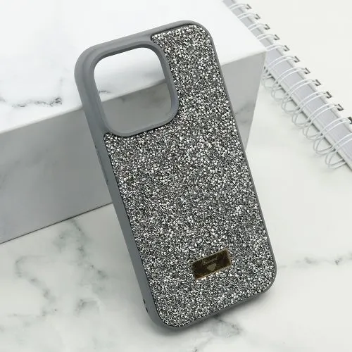 Futrola - maska DIAMOND SELECTION za iPhone 14 Pro (6.1) srebrna (MS)