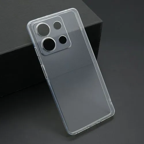 Futrola - maska ultra tanki PROTECT silikon za Xiaomi Redmi Note 13 5G providna (bela) (MS)