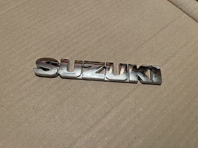 EMBLEM, SUZUKI (CHROME) 77821-58J00-0PG