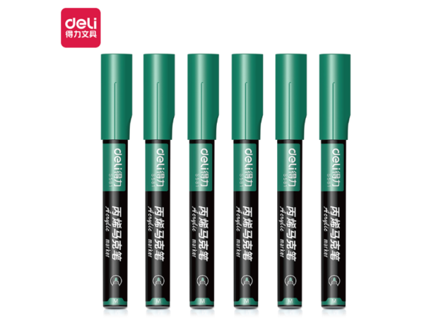 DELI Marker Acrylic S581 M05 metallic green