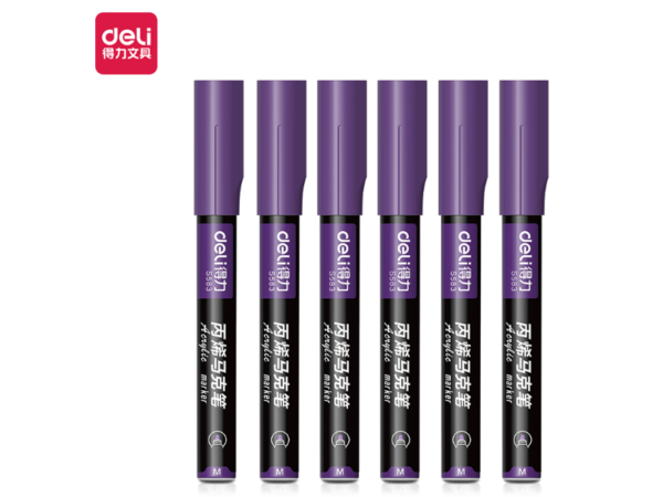 DELI Marker Acrylic S583 V48 dark violet