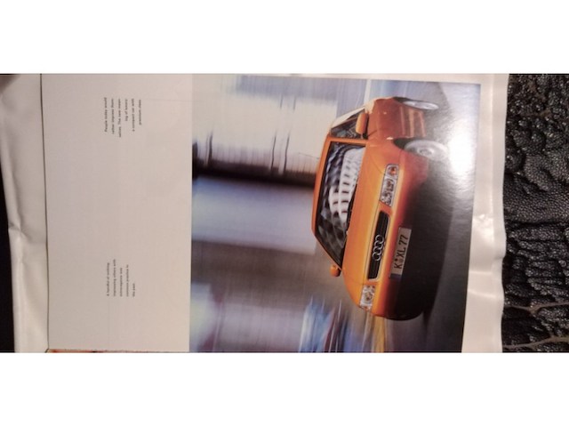 Prospekt Audi A3+tehnicki podatci,avgust 1997,51+36 str