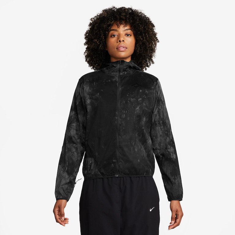 Nike W NK TRAIL REPEL JKT, ženska jakna za trčanje, crna