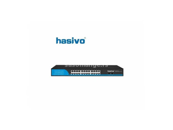 Svič 10/100/1000 24 port Hasivo S5800P-24G-2S-400W PoE++ + 2 SFP 802.3af/at/bt port VLAN isolation