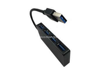 UHB-U3P4-03 ** Gembird HUB 4 USB3.0 4-port, storage speed 5Gbps, black (alt. UHB-U3P4-05 579)