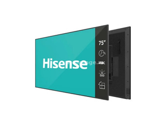 HISENSE 75 inča 75DM66D 4K UHD 500 nita Digital Signage Display - 24/7 Operation