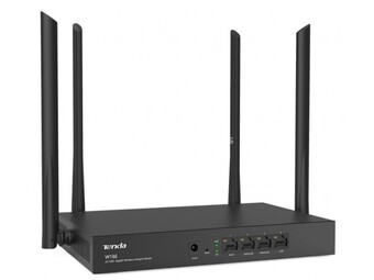 Tenda W18E AC1200 wireless dual band ruter 2.4+5GHz, 1W/3L, Gbit, 128mb, 4x5dBi 12v/1a 50users 300m2