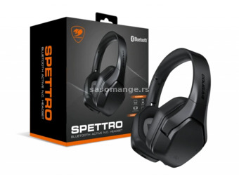 Cougar I SPETTRO I Headset I Wireless + Wired / Bluetooth + 3.5mm / 40mm Hi-Res Titanium Drivers ...