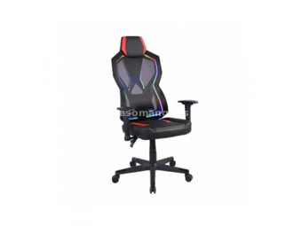 Marvo CH173 RGB gejmerska stolica crna