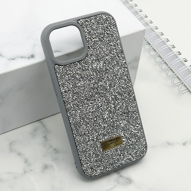 Futrola DIAMOND SELECTION za iPhone 15 (6.1) srebrna