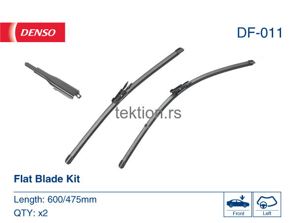 Denso DF-011 600/475mm metlice brisača Audi A3/BMW 3/X1/Mercedes A/B/CLA/GLA