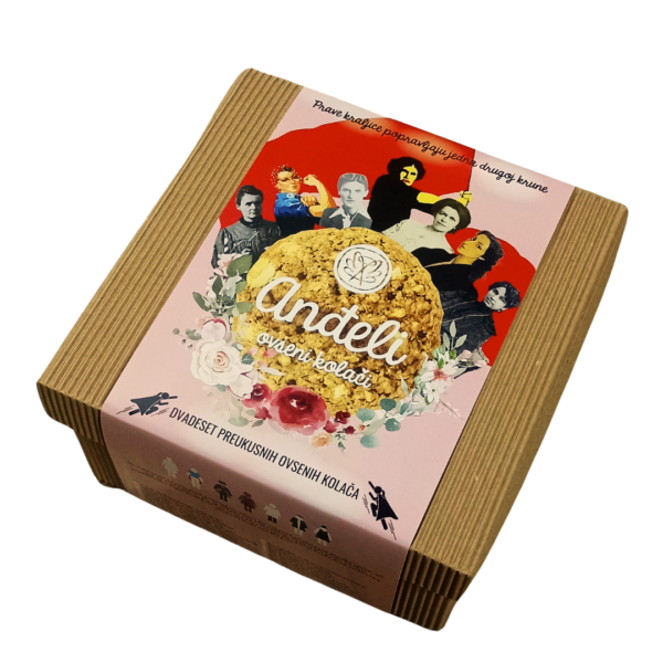 „Znamenite Žene“ Anđeli u kutiji od 1 kilogram – 20 kolača