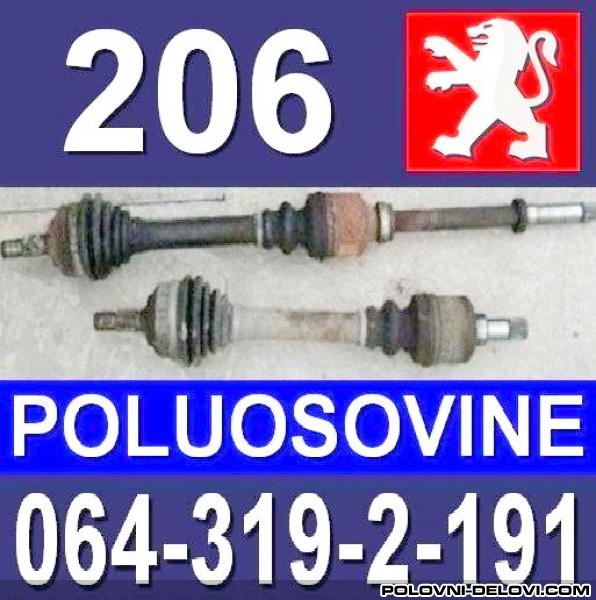 Peugeot 206 PoluOsovine Prenosni Sistem