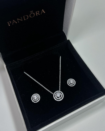 Pandora set Dvostruki svetlucavi oreol