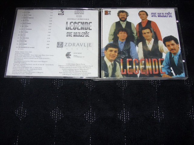 Legende – Sve Najlepše CD PGP RTS 1996.