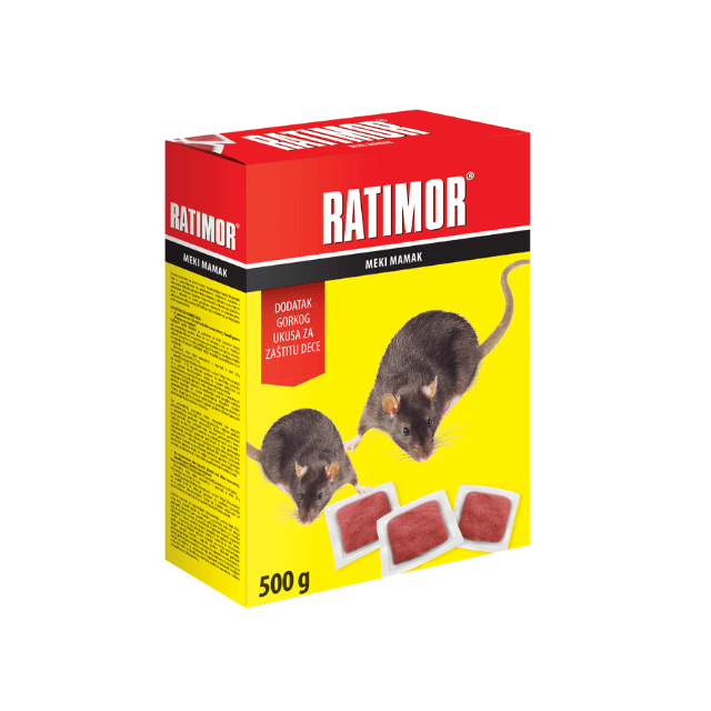 Ratimor Crveni Brodifakum meki mamak, 500g.