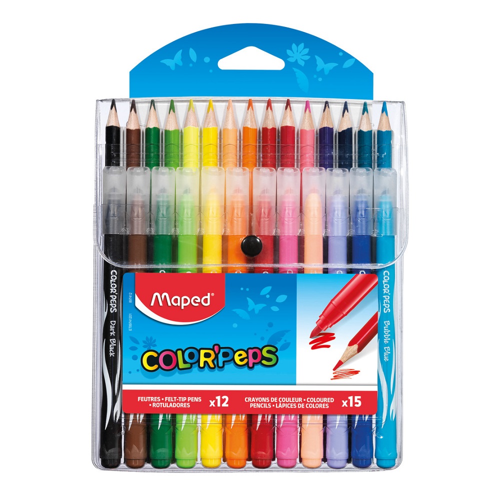 Flomasteri i bojice u setu Maped Color Peps M897412