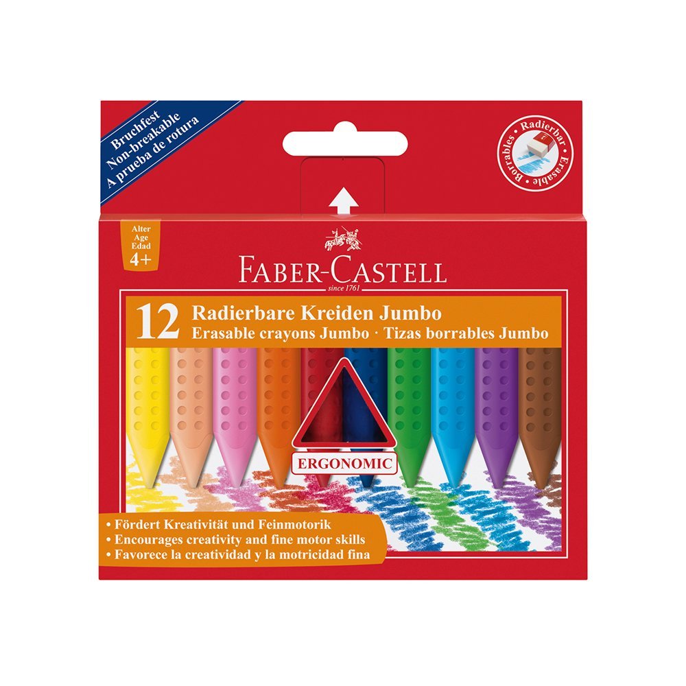 Voštane boje Faber Castell Grip Jumbo 1/12 122540