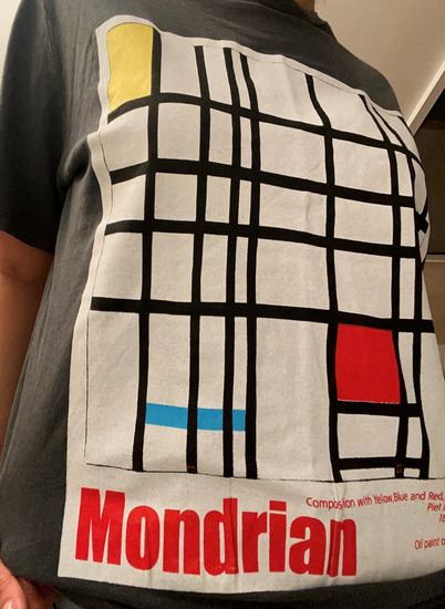 P&B Mondrian majica