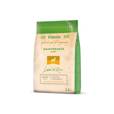 Fitmin Dog Nutritional Programme Maintenance Mini Jagnjetina & Pirinač 2,5kg