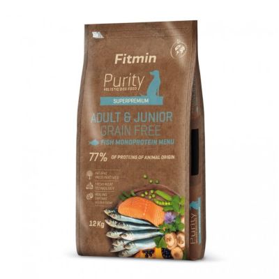 Fitmin Dog Purity Grain Free Adult & Junior Riblji Meni 12kg