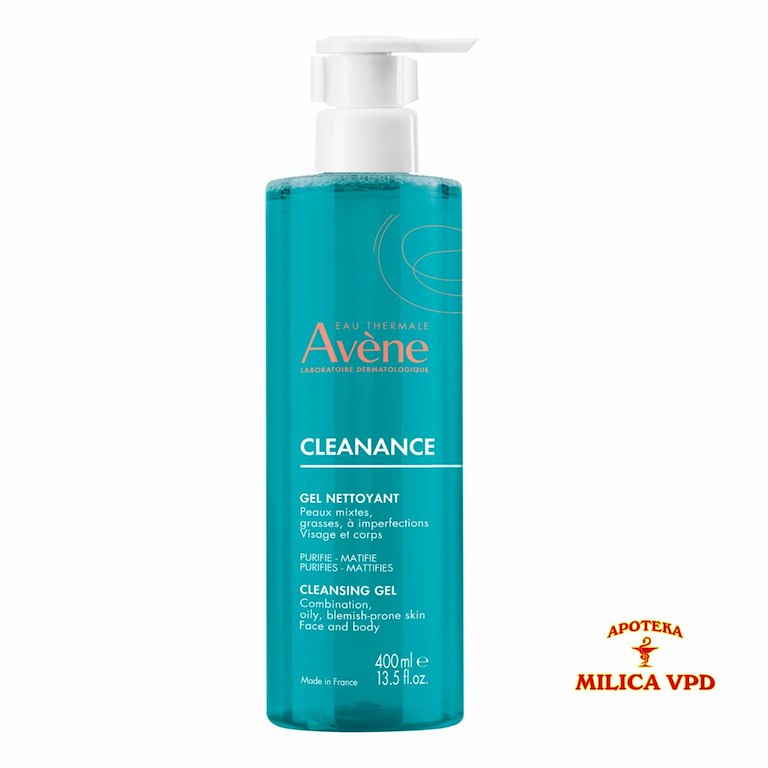 Avene Cleanance gel za umivanje 400ml