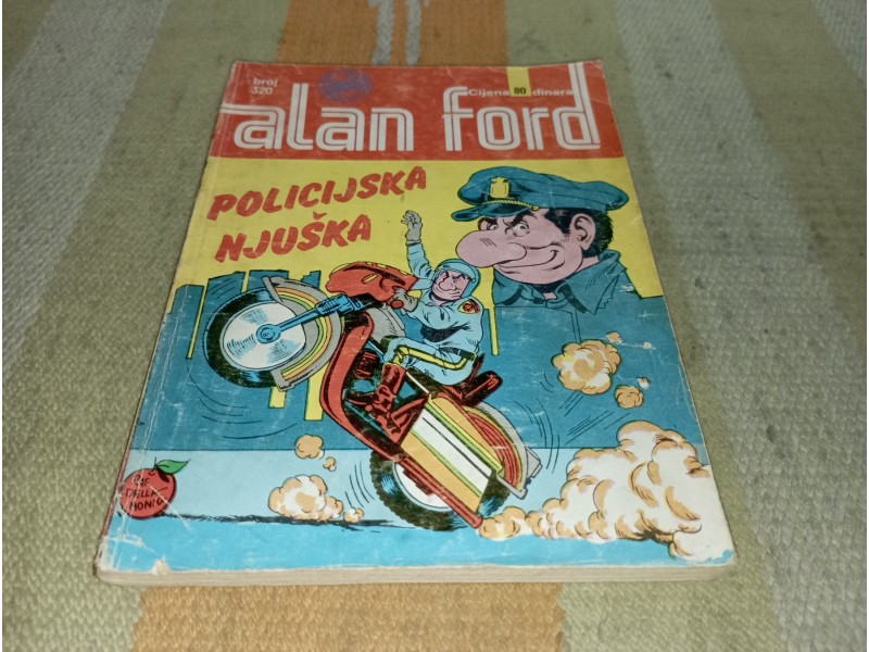 ALAN FORD broj 320 Epizoda: POLICIJSKA NJUŠKA