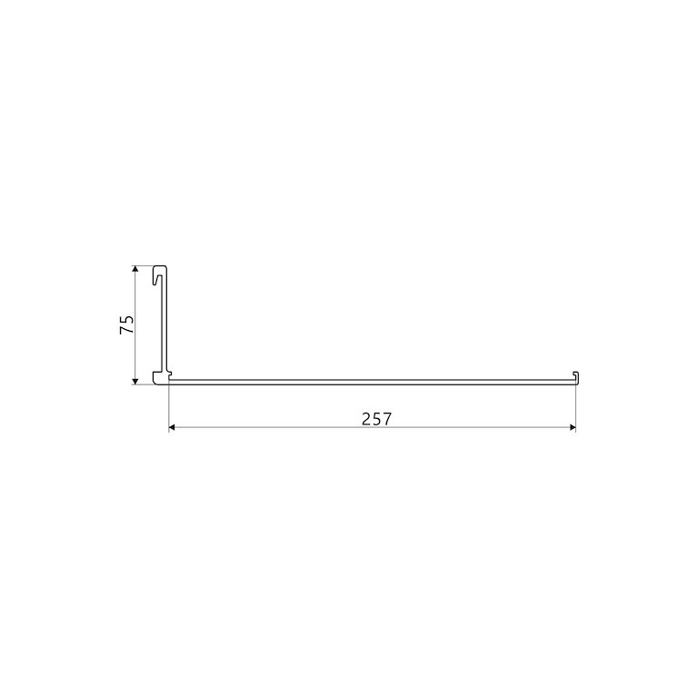 ONP LED profil za policu 257mm