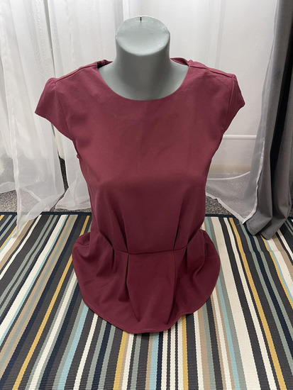 H&M majica bluza bordo l, XL SNIzENJE