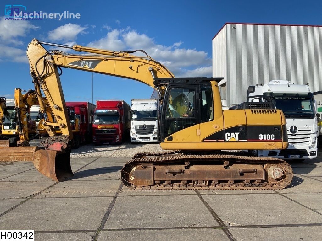 Caterpillar 318 C 94 KW, Airco, Crawler excavator bager guseničar