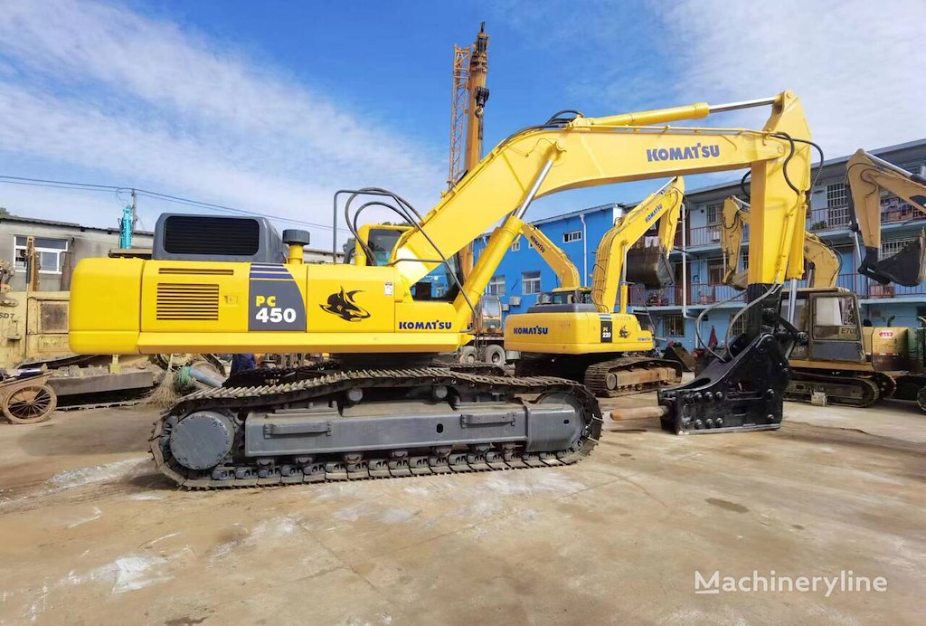 Komatsu PC450 hammer bager guseničar