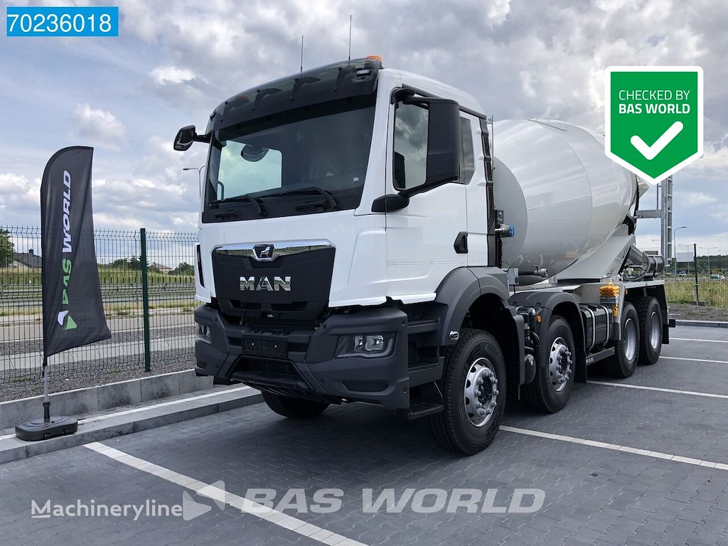 Novi MAN TGS 35.430 8X4 10m3 FML mixer Euro 6 kamion s mešalicom za beton