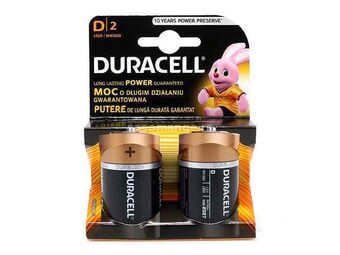 DURACELL Baterija alkalna 1.5V D LR20 blister 2/1