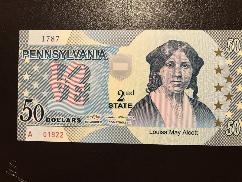 PENNSYLVANIA 50 DOLLARS. UNC.