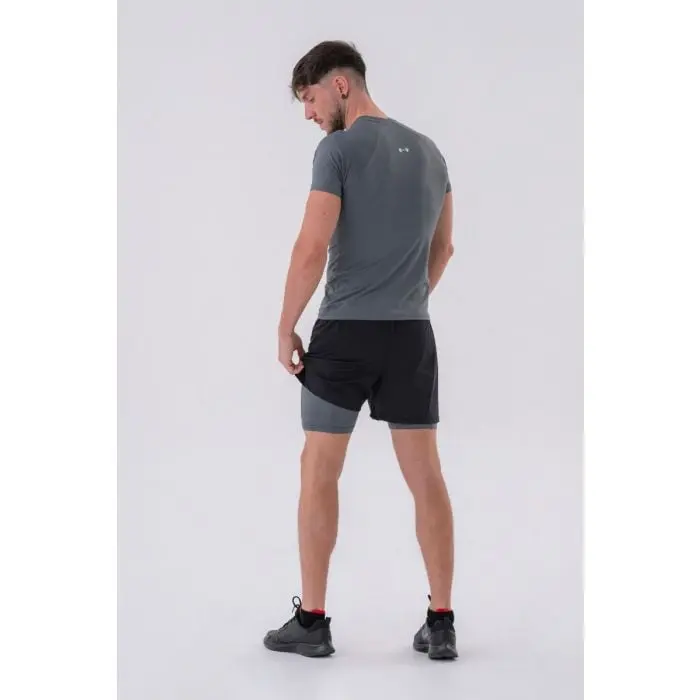 Muška majica Slim-fit Grey - NEBBIA