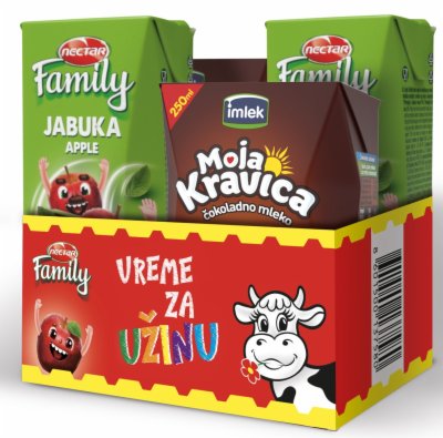 MLEKO ČOKOLADNO KRAVICA + NECTAR FAMILY JABUKA
MLEKO ČOKOLADNO KRAVICA + NECTAR FAMILY JABUKA