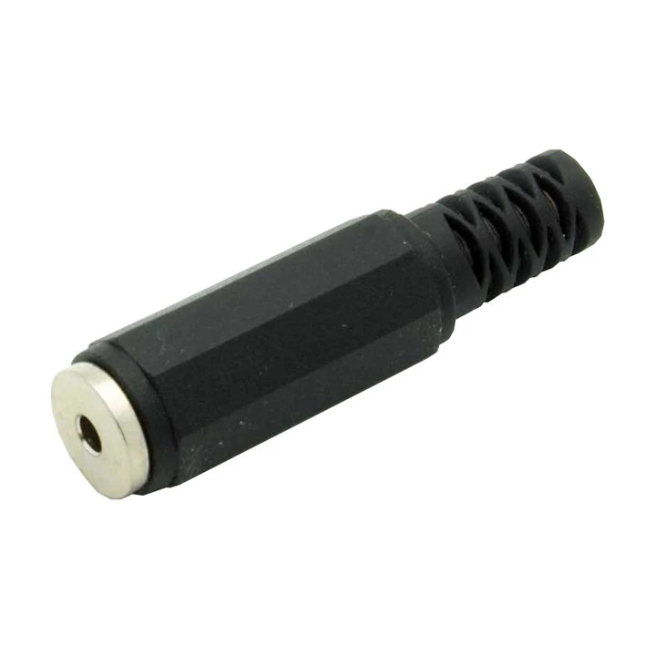 Klink konektor 2.5mm MO F za kabl plastični