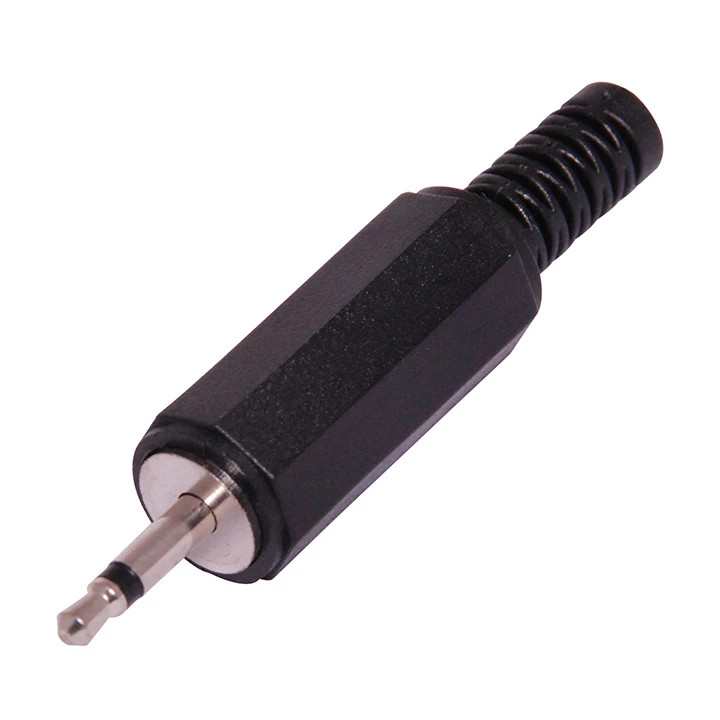 Klink konektor 2.5mm MO M za kabl plastični