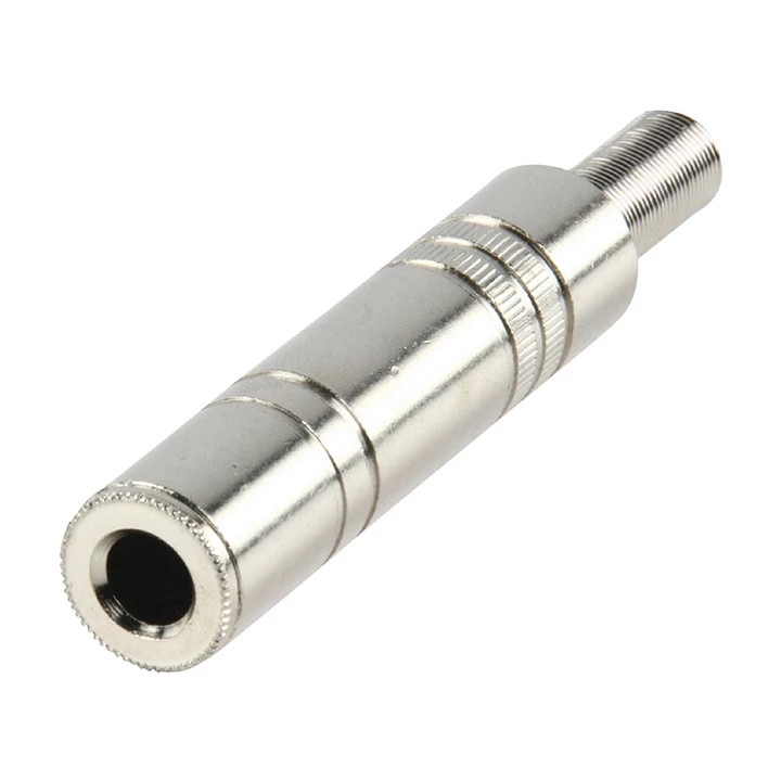 Klink konektor 6.3mm MO F za kabl metalni