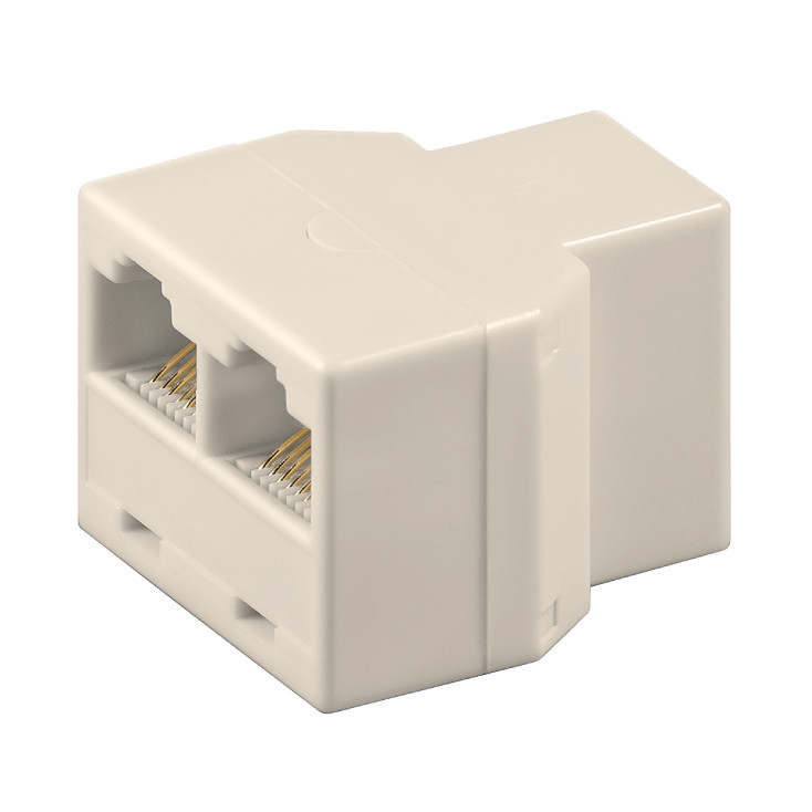 Adapter RJ45 ženski-2xRJ45 ženski