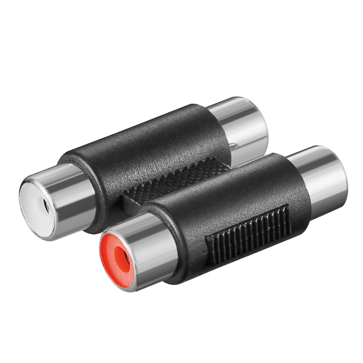 Adapter 2xRCA ženski-2xRCA ženski