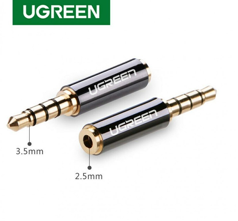 Adapter 3.5mm stereo muški-2.5mm stereo ženski ALU