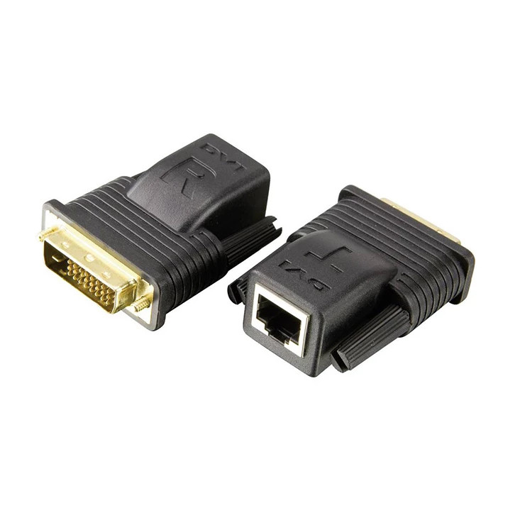 Adapter DVI-I M-RJ45 F set 2/1