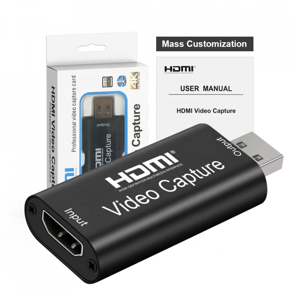 Konvertor HDMI ženski-USB3.0 muški