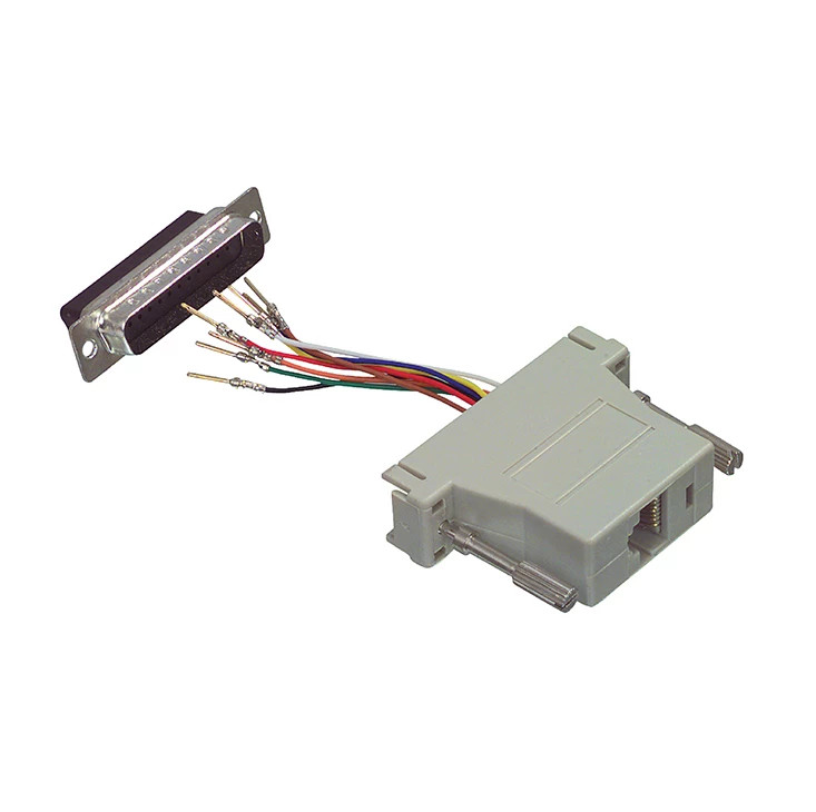 Adapter DB25 M-RJ45 F